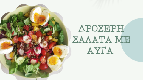 ΔΡΟΣΕΡΗ ΣΑΛΑΤΑ ΜΕ ΑΥΓΑ – ΜΑΡΙΑ ΣΤΑΚΑΚΗ – ΔΙΑΤΡΟΦΙΚΗ ΥΠΟΣΤΗΡΙΞΗ